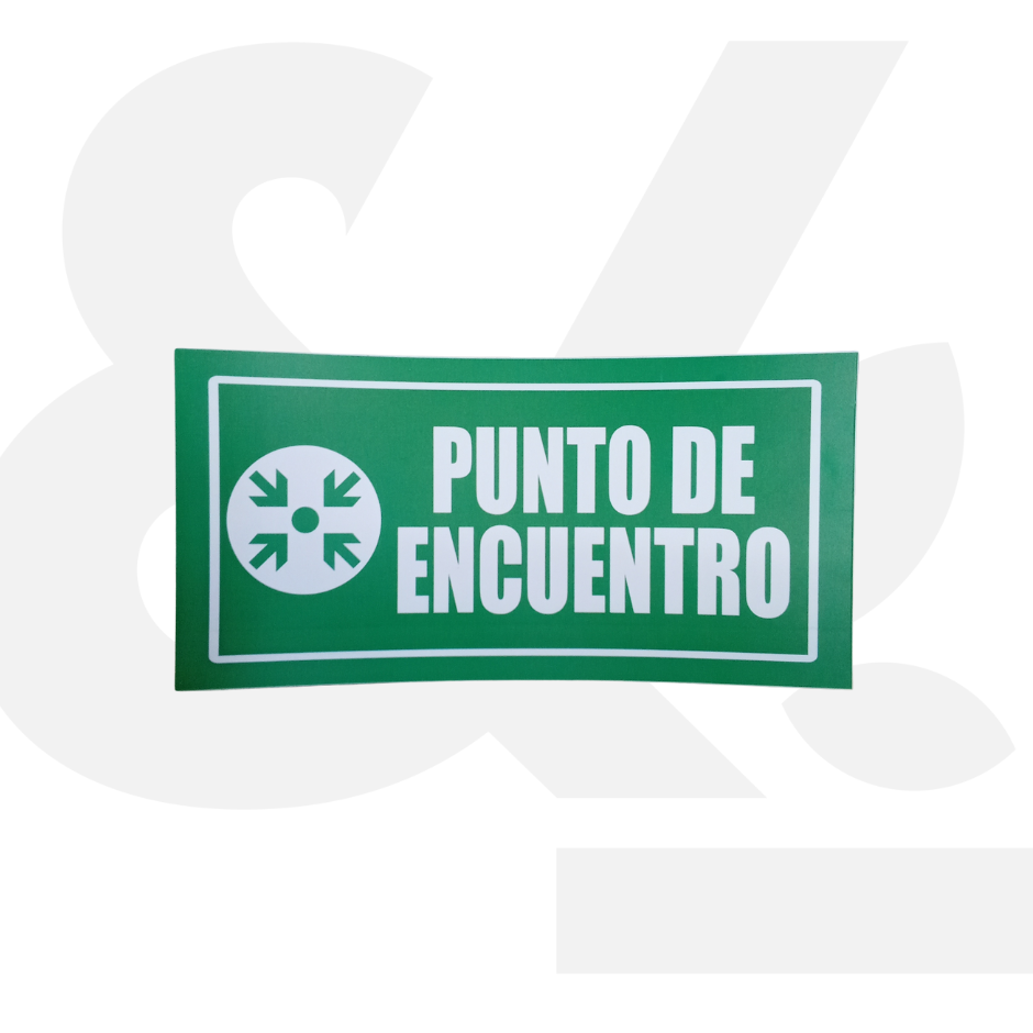 Señalización en PVC «Punto de Encuentro» – La Colmena