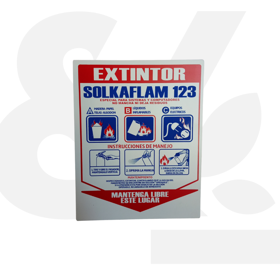 Señalización Extintor Solkaflam – La Colmena
